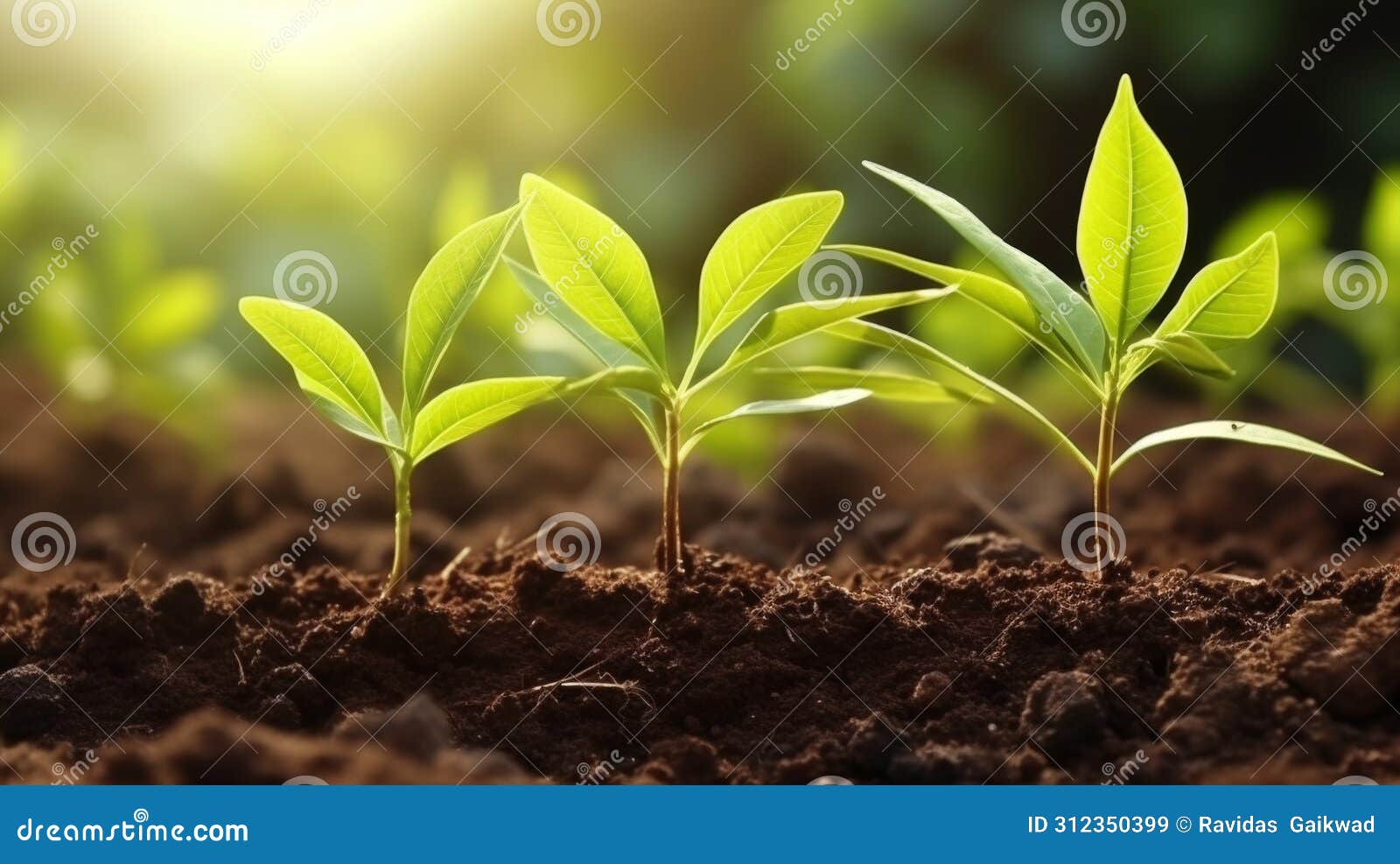 Seedlings Of Mango Trees Showcasing Budding Green Mangoes Royalty-Free ...