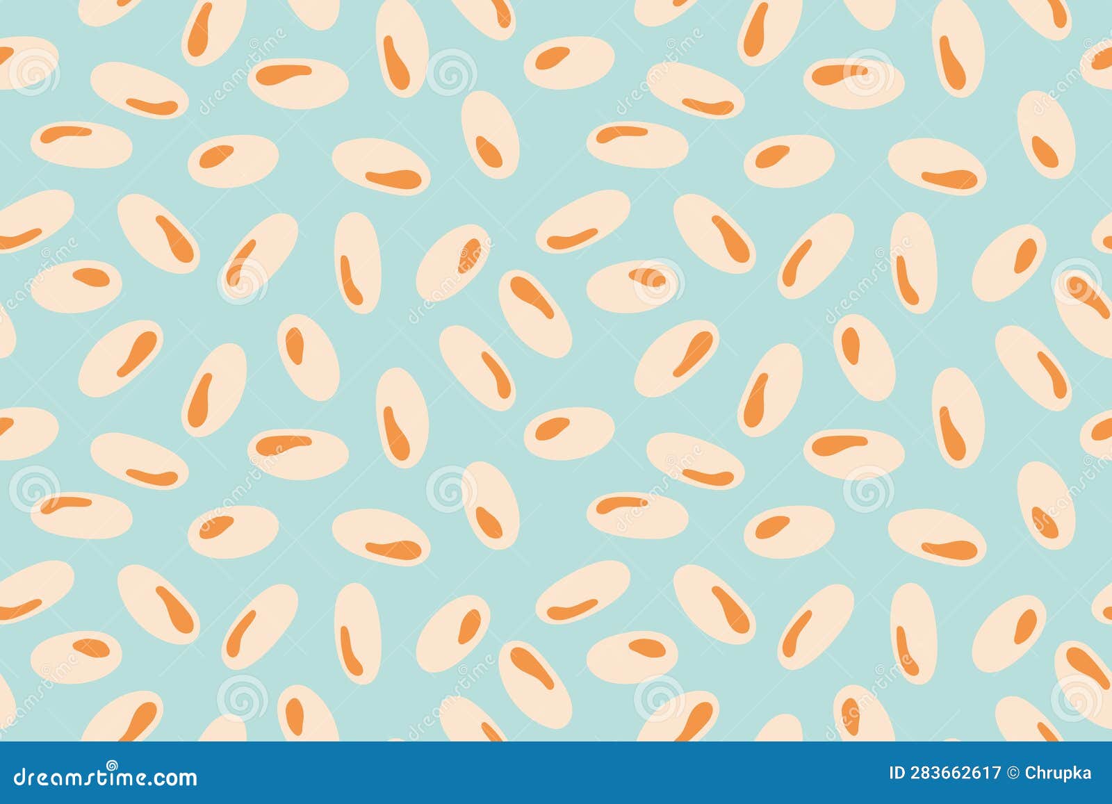 Seeds or Abstract Seamless Pattern Stock Vector - Illustration of group ...