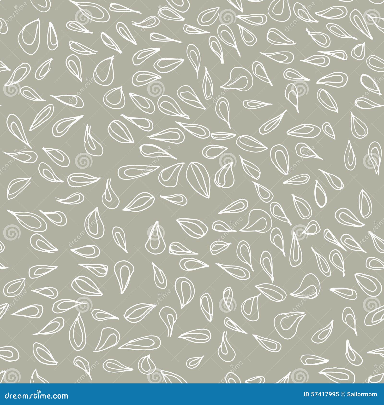 Seeds Hand Drawn Doodle Pattern Stock Vector - Illustration of nature ...