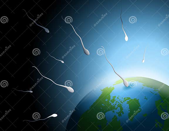 The Seeds of Life and Existence Stock Illustration - Illustration of ...