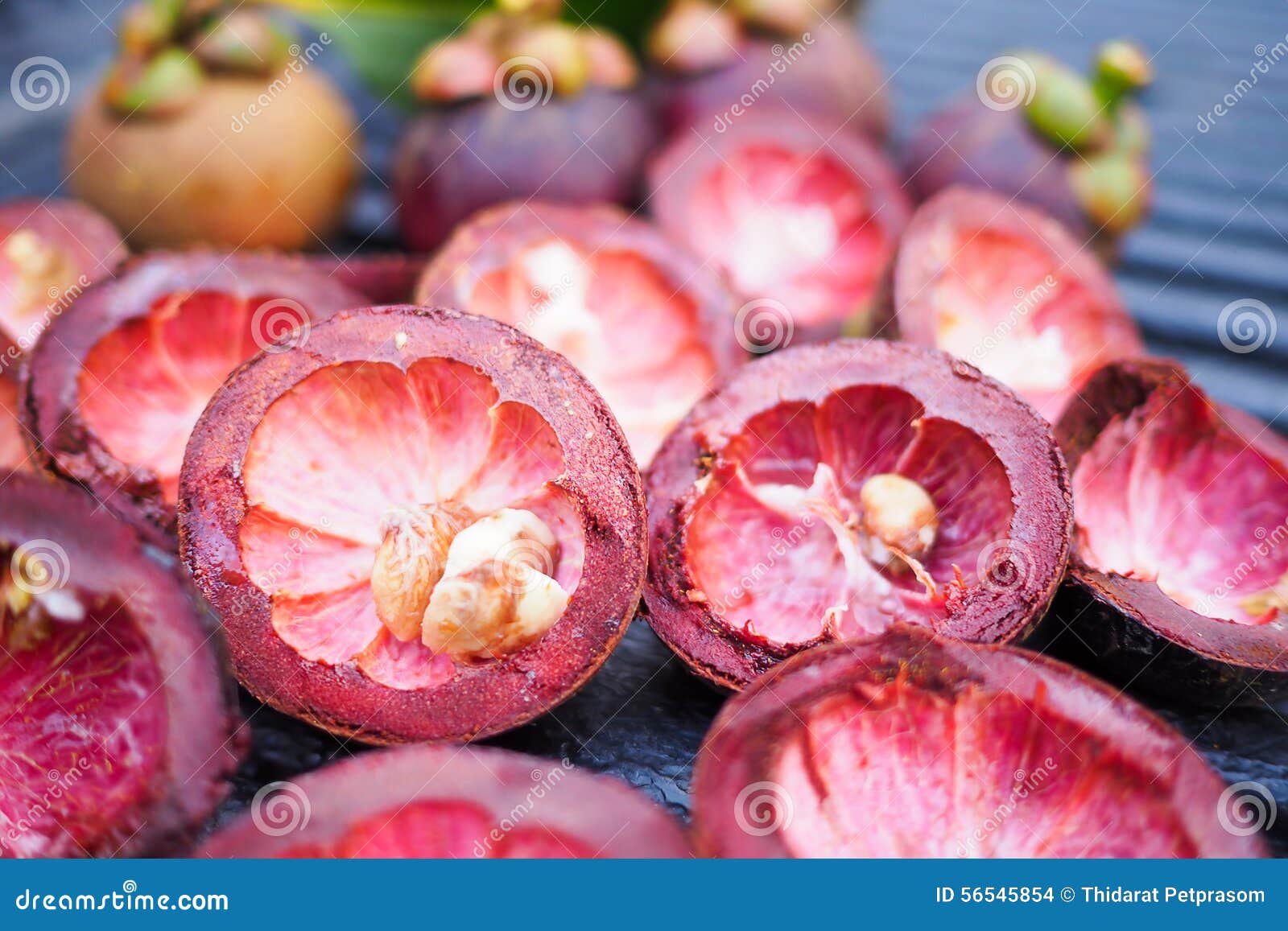 Seeds and Outer Shells or Rinds of the Mangosteen Fruit or Queen of ...