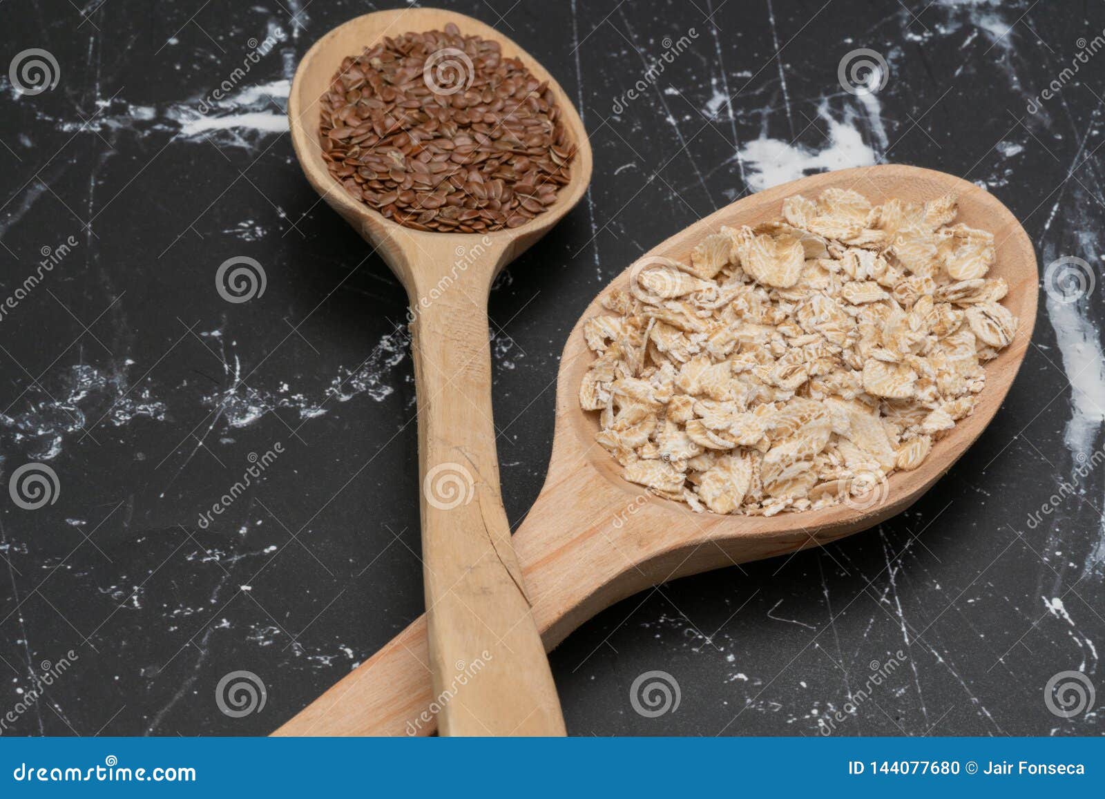 Seeds on a Wooden Spoon Close Up Stock Photo - Image of cooking ...