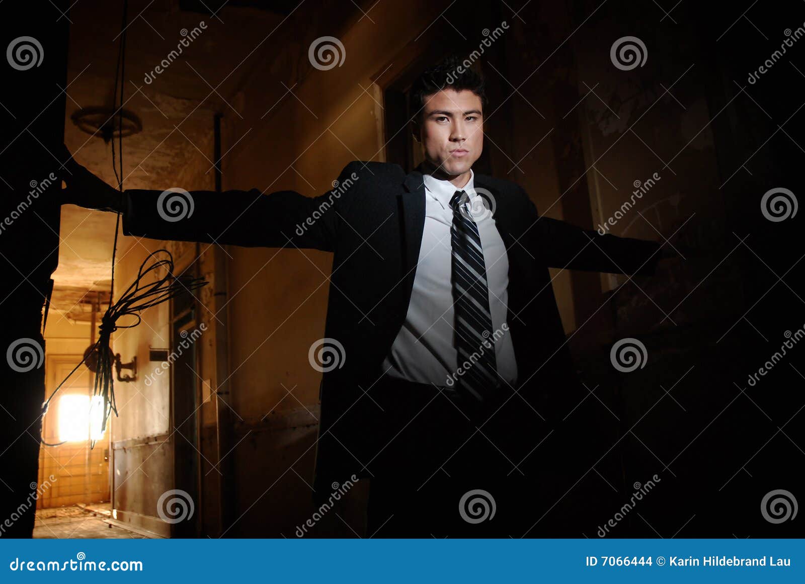 Seedy Businessman stock photo. Image of businessman, grungy - 7066444