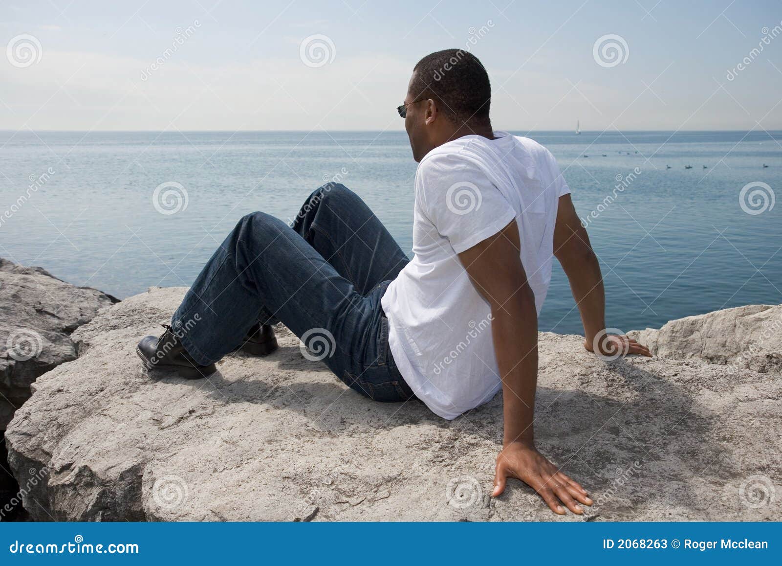 Seeing beyond stock image. Image of relax, profile, legs - 2068263