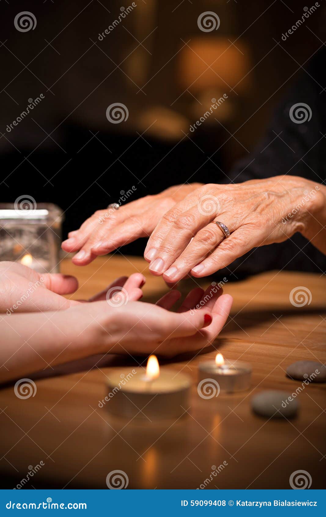 Seeing future from palms stock photo. Image of charm - 59099408