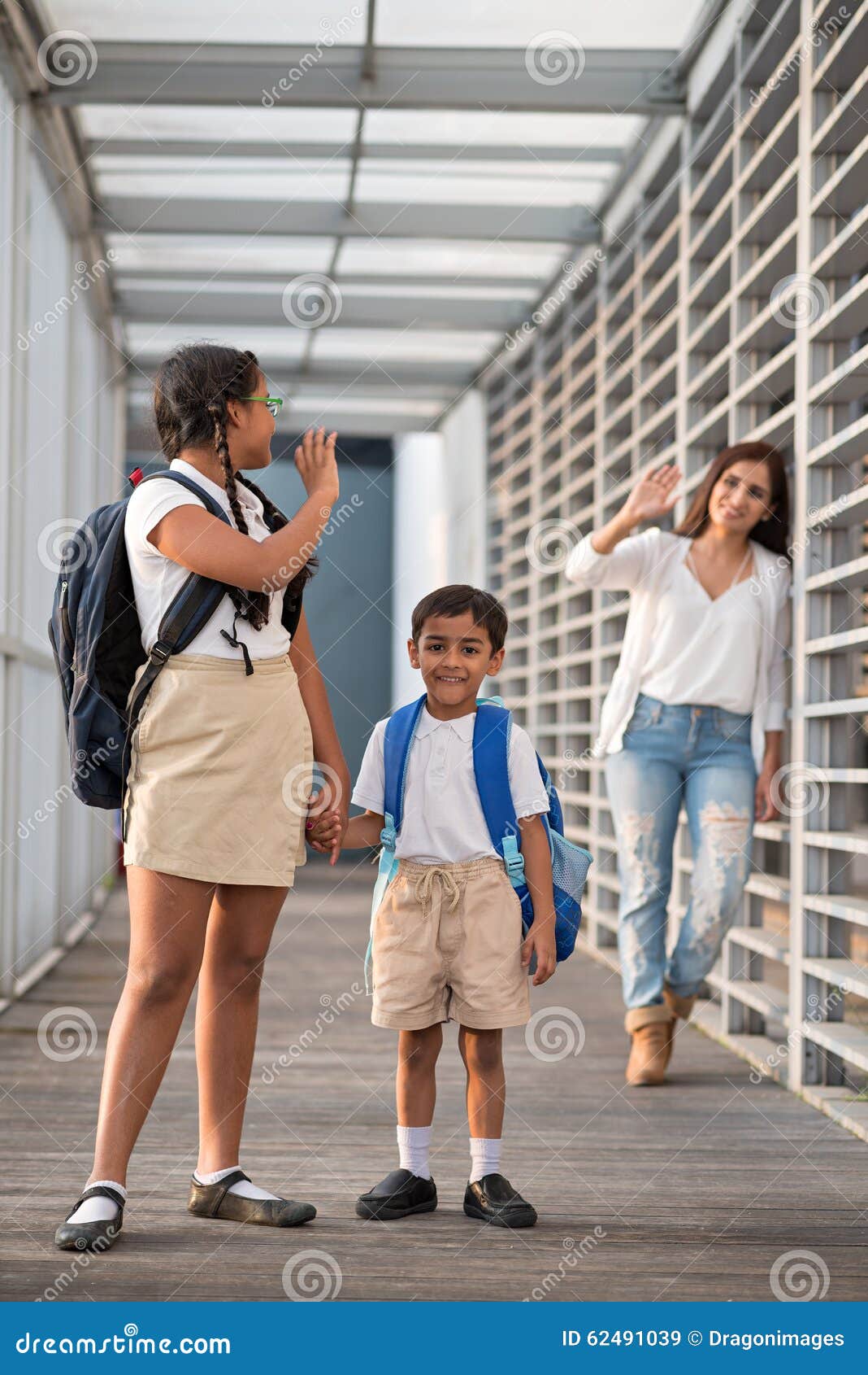 Seeing off stock image. Image of sister, elderly, school - 62491039