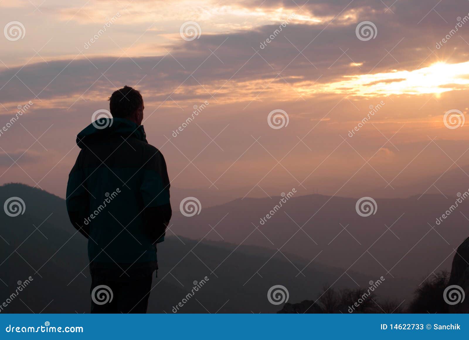 Seeing the sun stock image. Image of lonely, nature, relaxes - 14622733