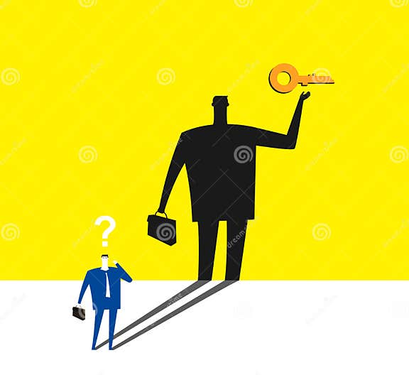 Seeking for solution stock illustration. Illustration of enhanced ...