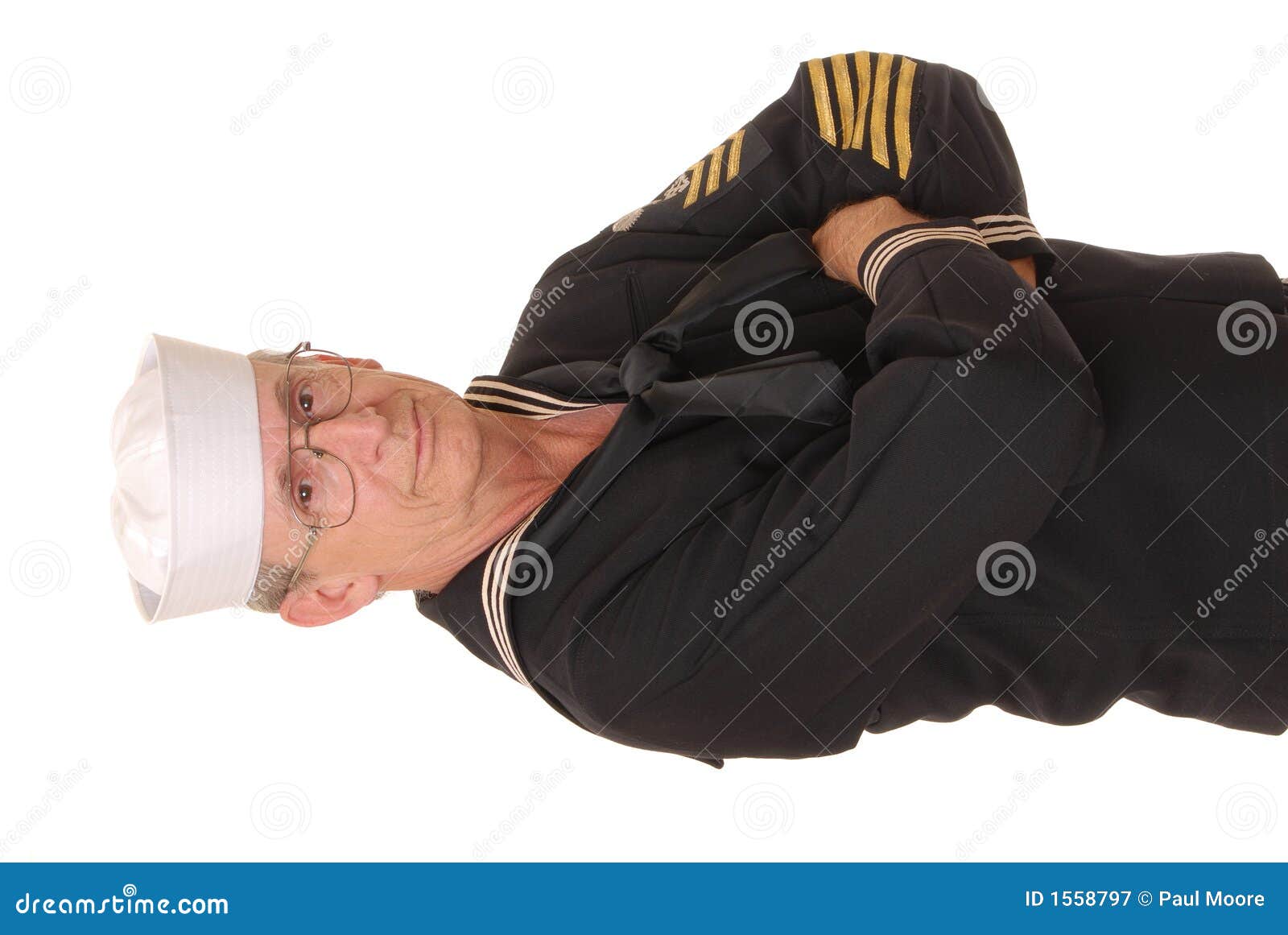 Seemann 19 stockbild. Bild von älter, bootsmann, schutzkappe - 1558797