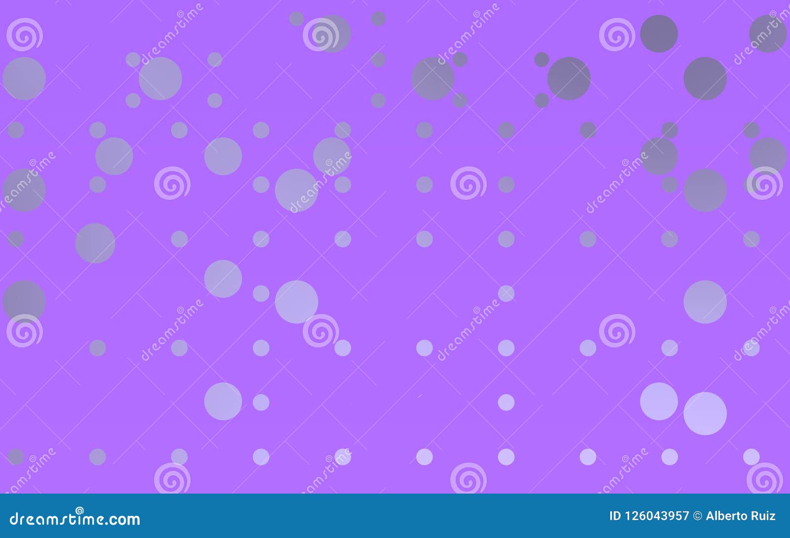 Seemingly Random Violet Circles that Evoke Lightness Stock Illustration ...