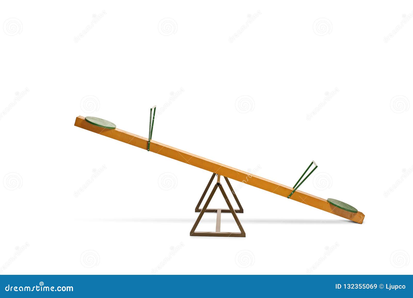 Seesaw stock image. Image of seat, isolated, balance - 132355069