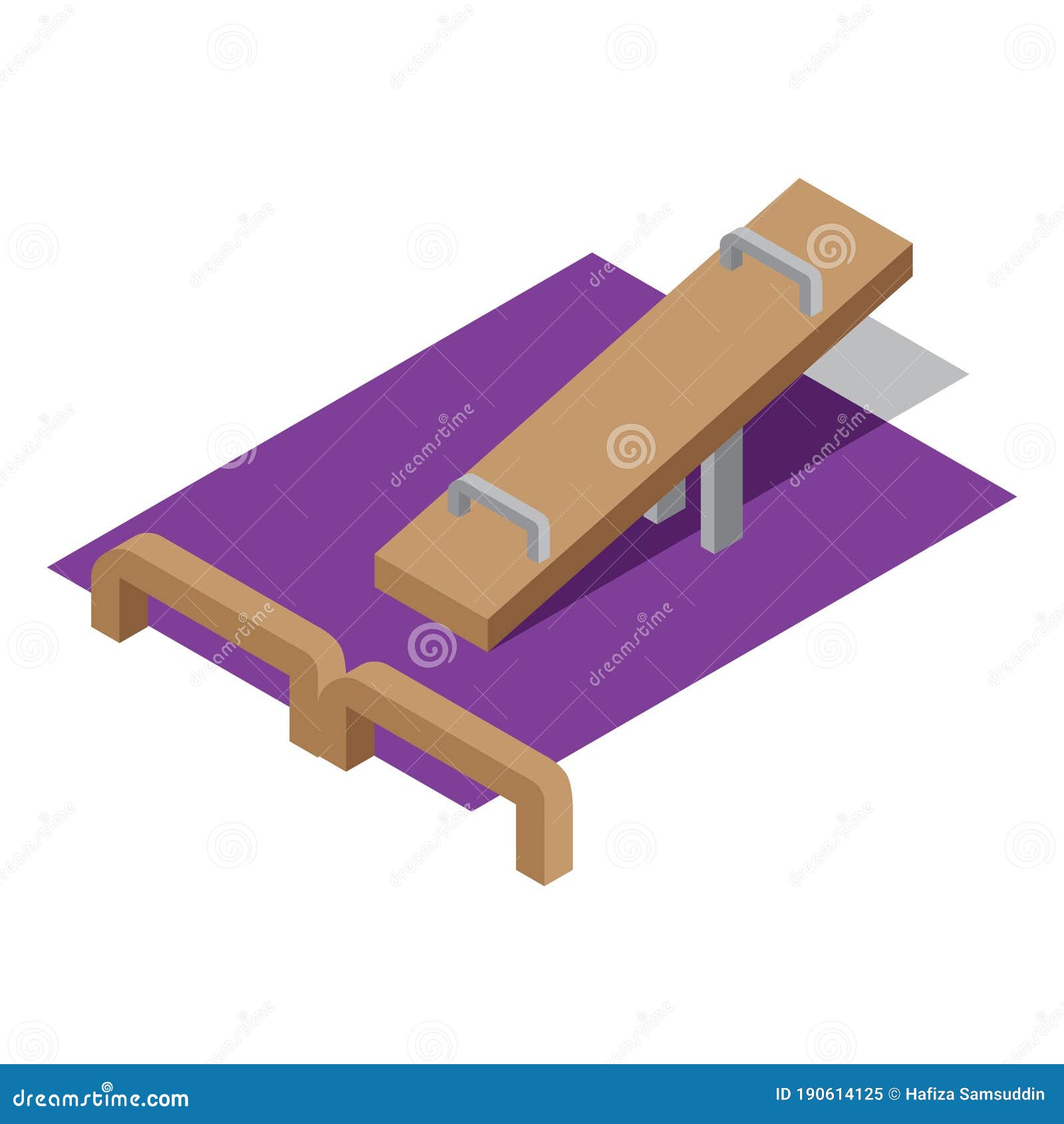 Seesaw. Vector Illustration Decorative Design Stock Vector ...