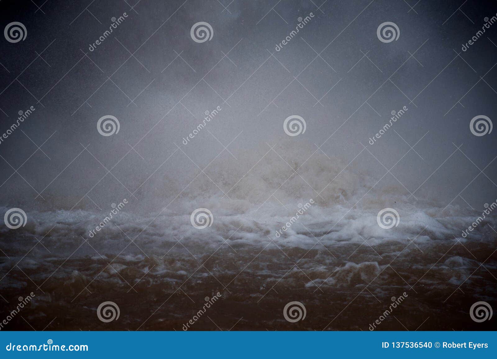 Foaming Water at the Base of a Waterfall Stock Photo - Image of africa ...