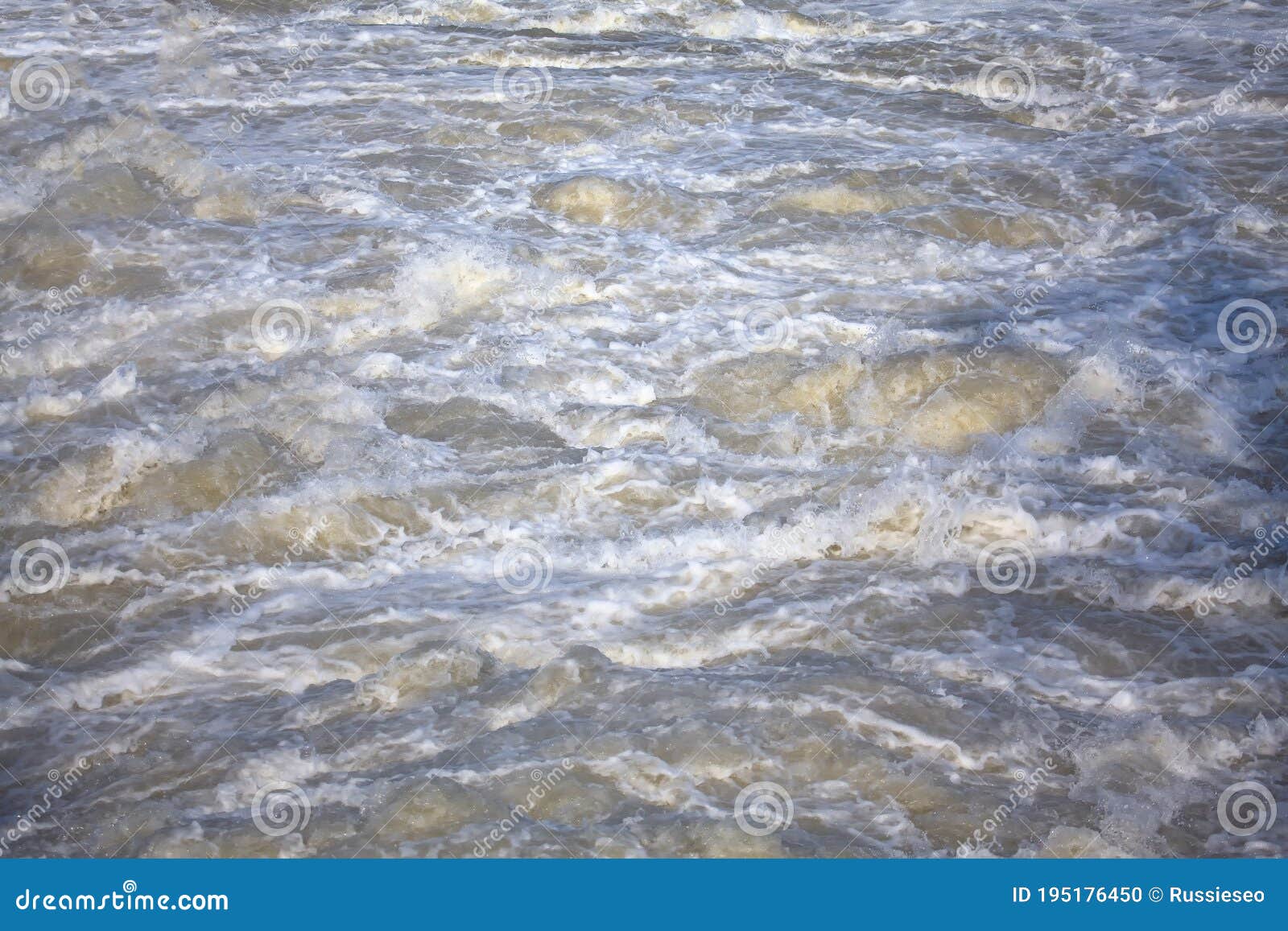 Seething river stock photo. Image of ocean, river, nature - 195176450