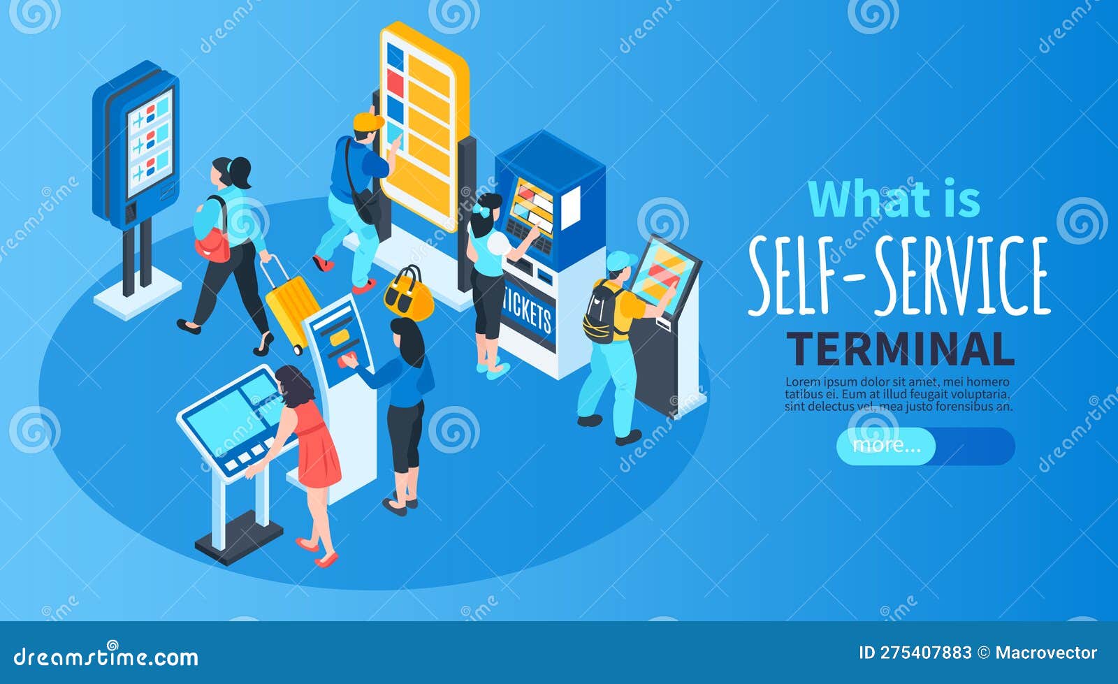 Sef Service Horizontal Banner Stock Vector - Illustration of check ...