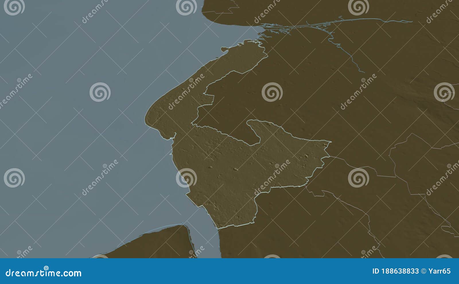 Sefton, England - Outlined. Administrative Stock Illustration ...