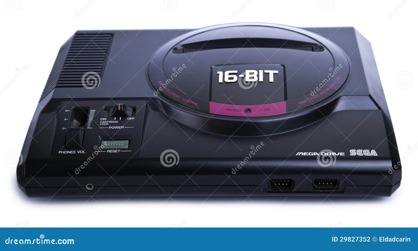Isolated Sega Mega Drive Game Console Editorial Photography - Image of ...