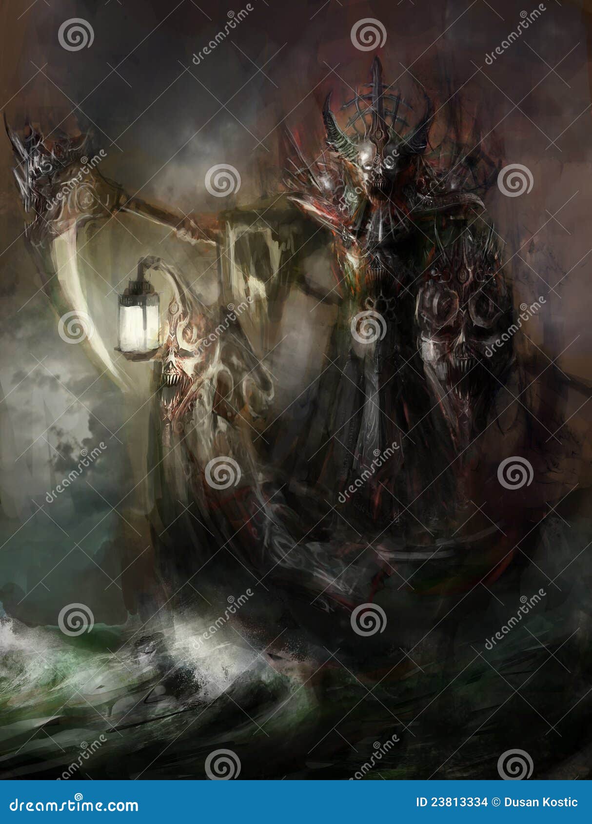 Segador stock de ilustración. Ilustración de wallpaper - 23813334