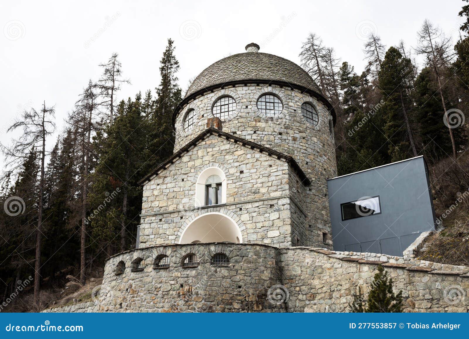 Segantini Museum in St Moritz Switzerland Stock Image - Image of town ...