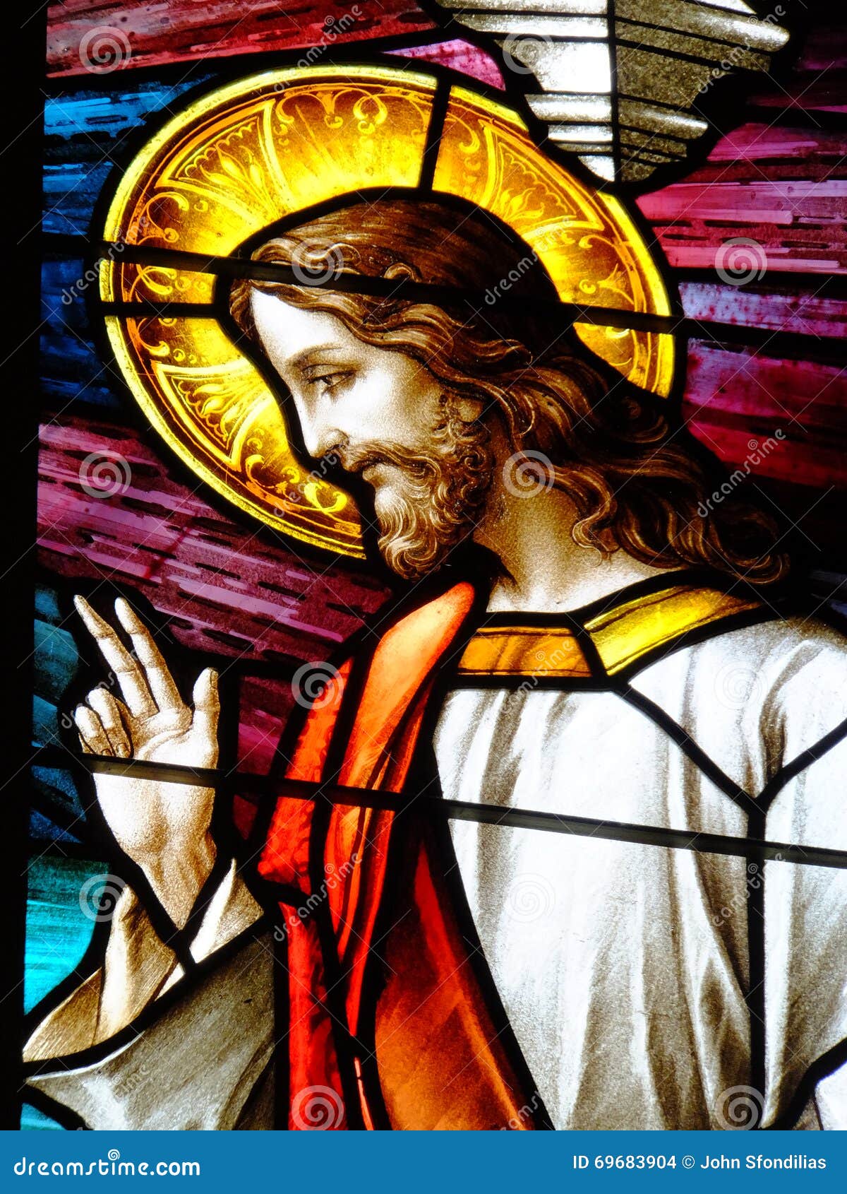 Segen im Glas stockfoto. Bild von gott, christus, befleckt - 69683904