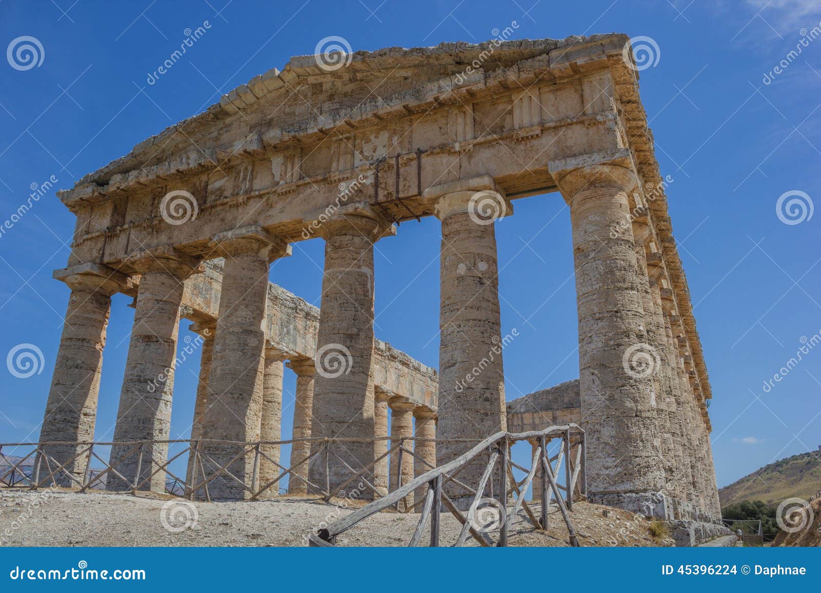 Segesta Temple stock photo. Image of ancient, sicily - 45396224