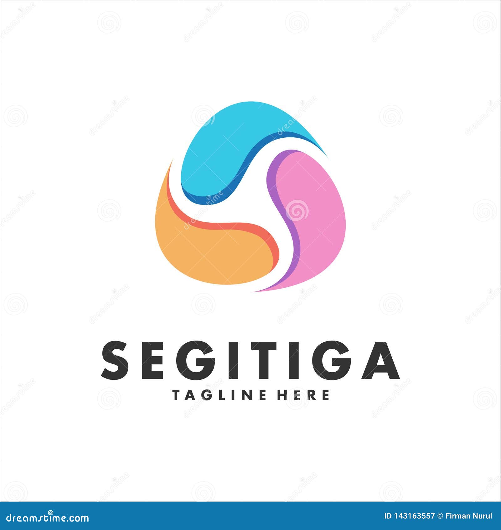 Segitiga Logo Template Vector Stock Vector - Illustration of simple ...