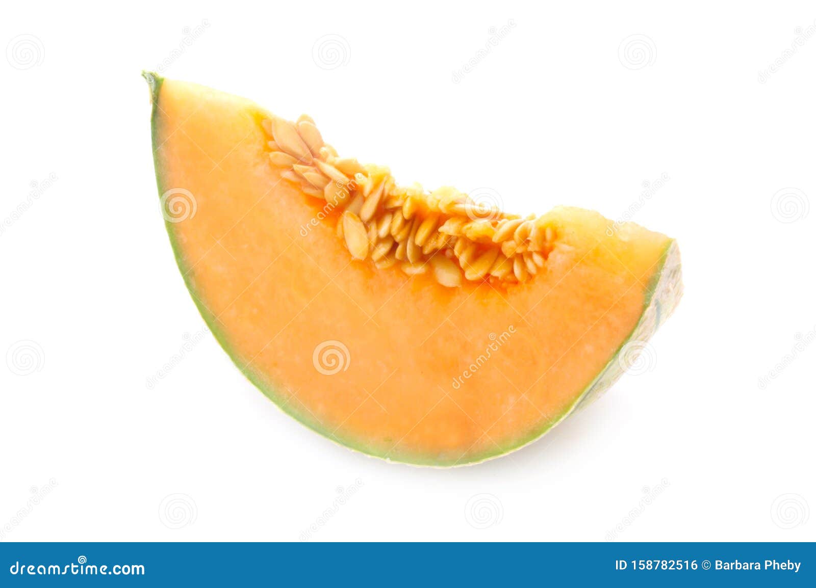 Cantaloup Melon stock photo. Image of diet, piece, isolated - 158782516