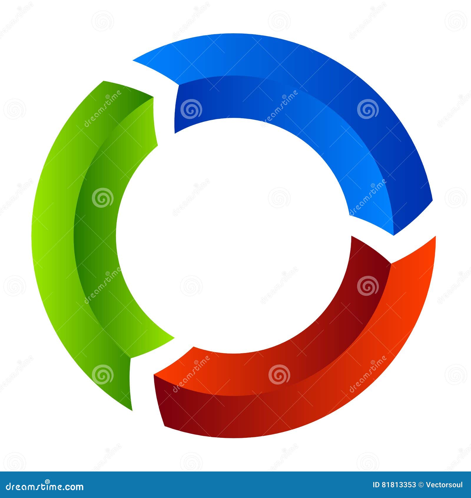 Segmented Circle Cross-hair, Target Symbol. Chart Template, GUI Cartoon ...