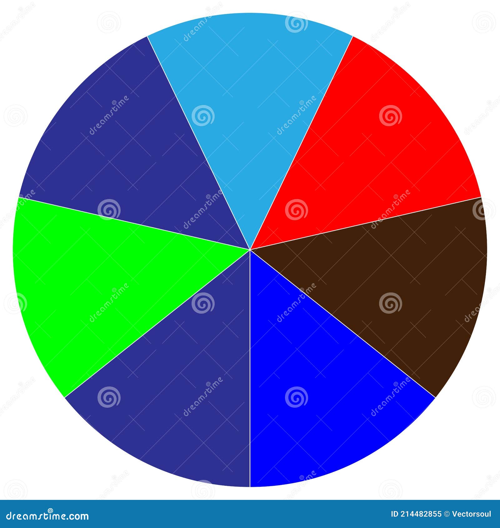 Segmented Circle Pie Graph, Pie Chart Infographics, Presentation ...