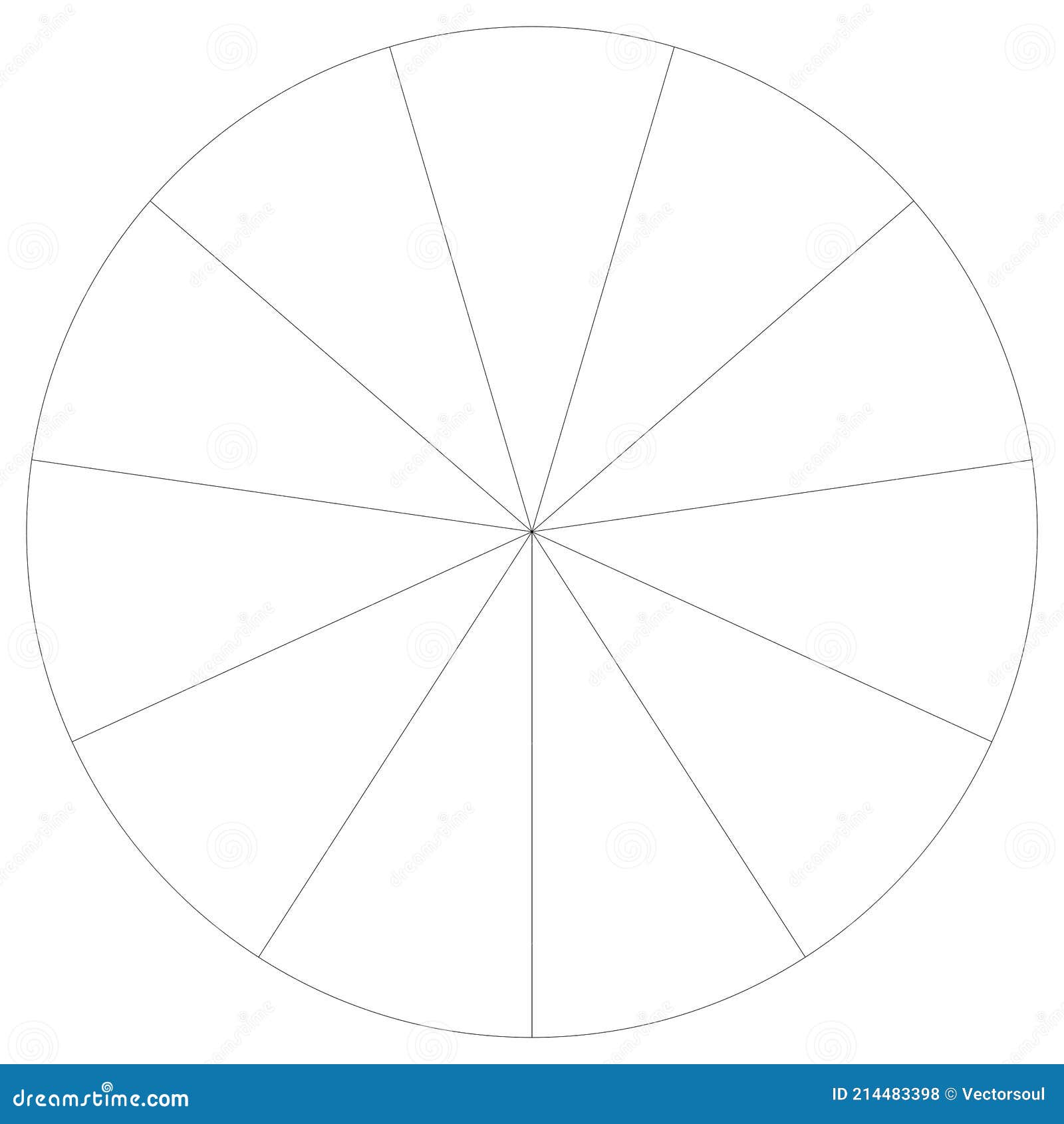 Segmented Circle Pie Graph, Pie Chart Infographics, Presentation ...