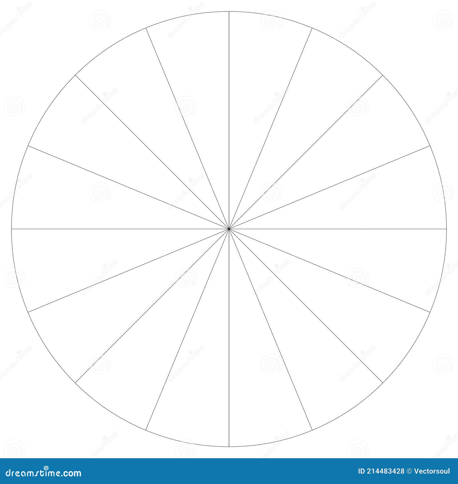 Segmented Circle Pie Graph, Pie Chart Infographics, Presentation ...