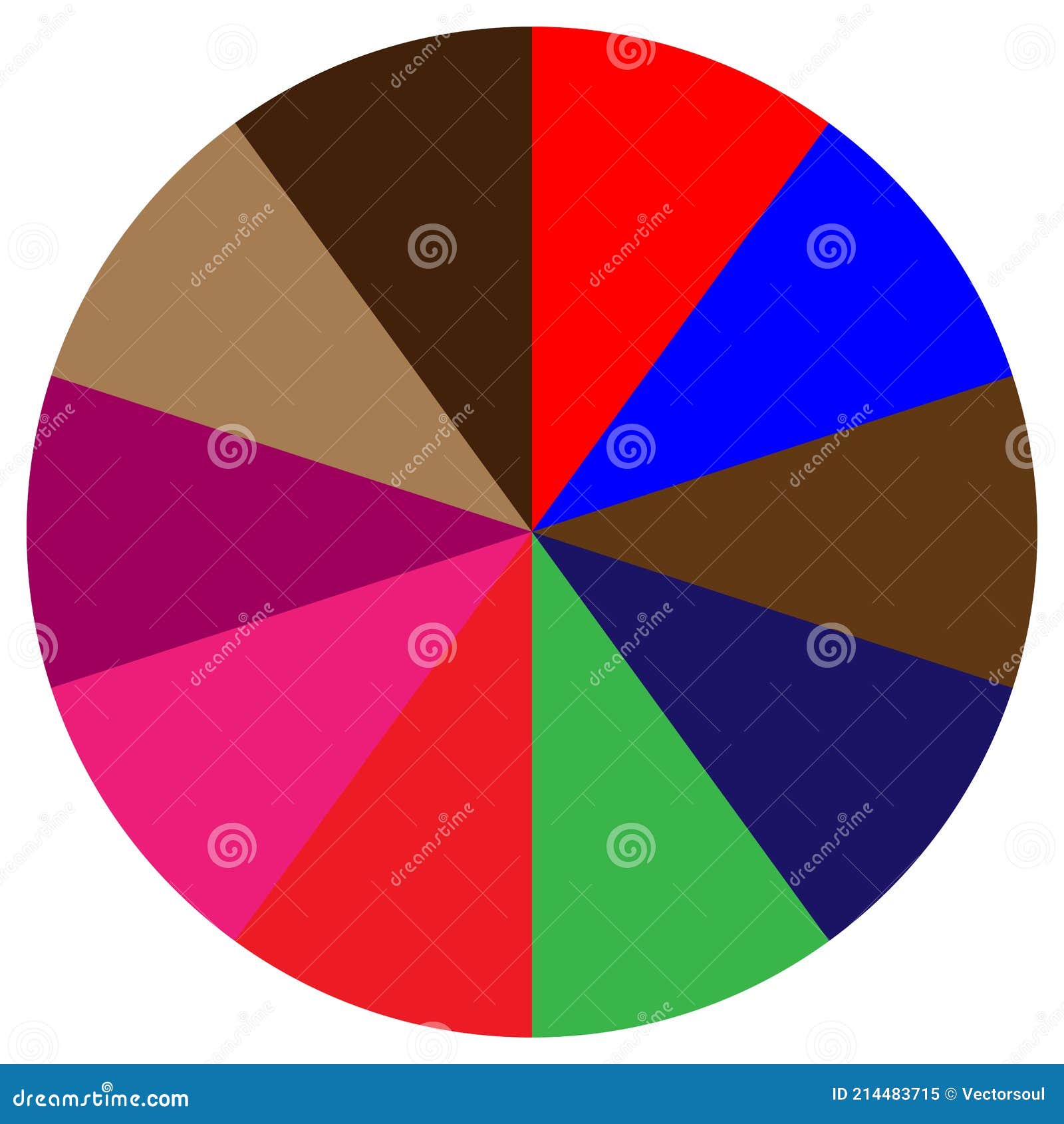 Segmented Circle Pie Graph, Pie Chart Infographics, Presentation ...