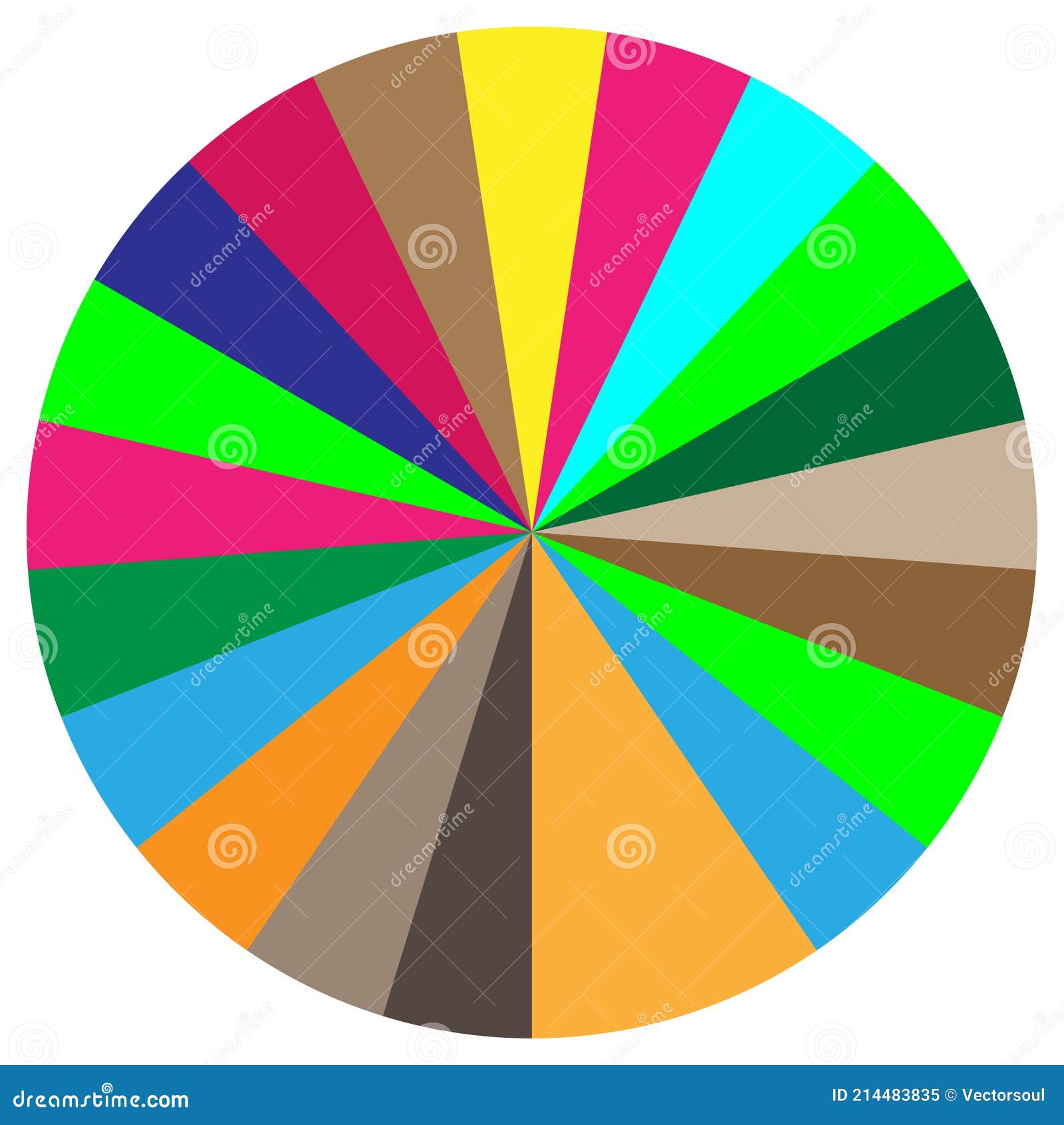 Segmented Circle Pie Graph, Pie Chart Infographics, Presentation ...