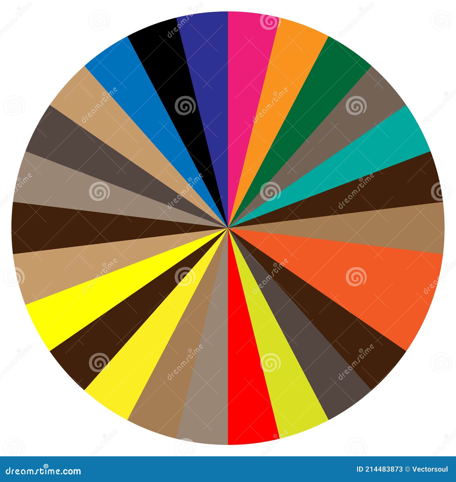 Segmented Circle Pie Graph, Pie Chart Infographics, Presentation ...