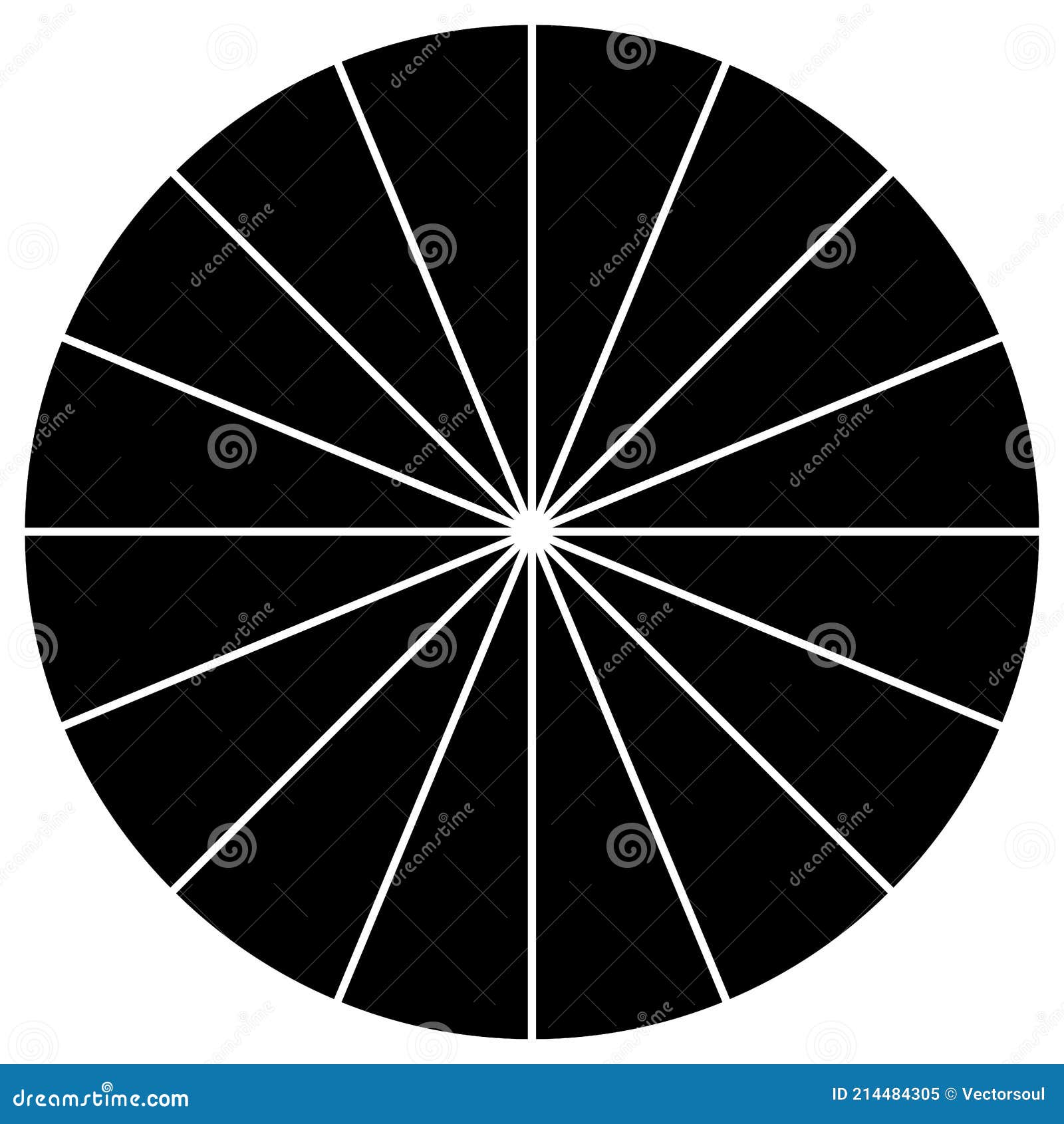 Segmented Circle Pie Graph, Pie Chart Infographics, Presentation ...