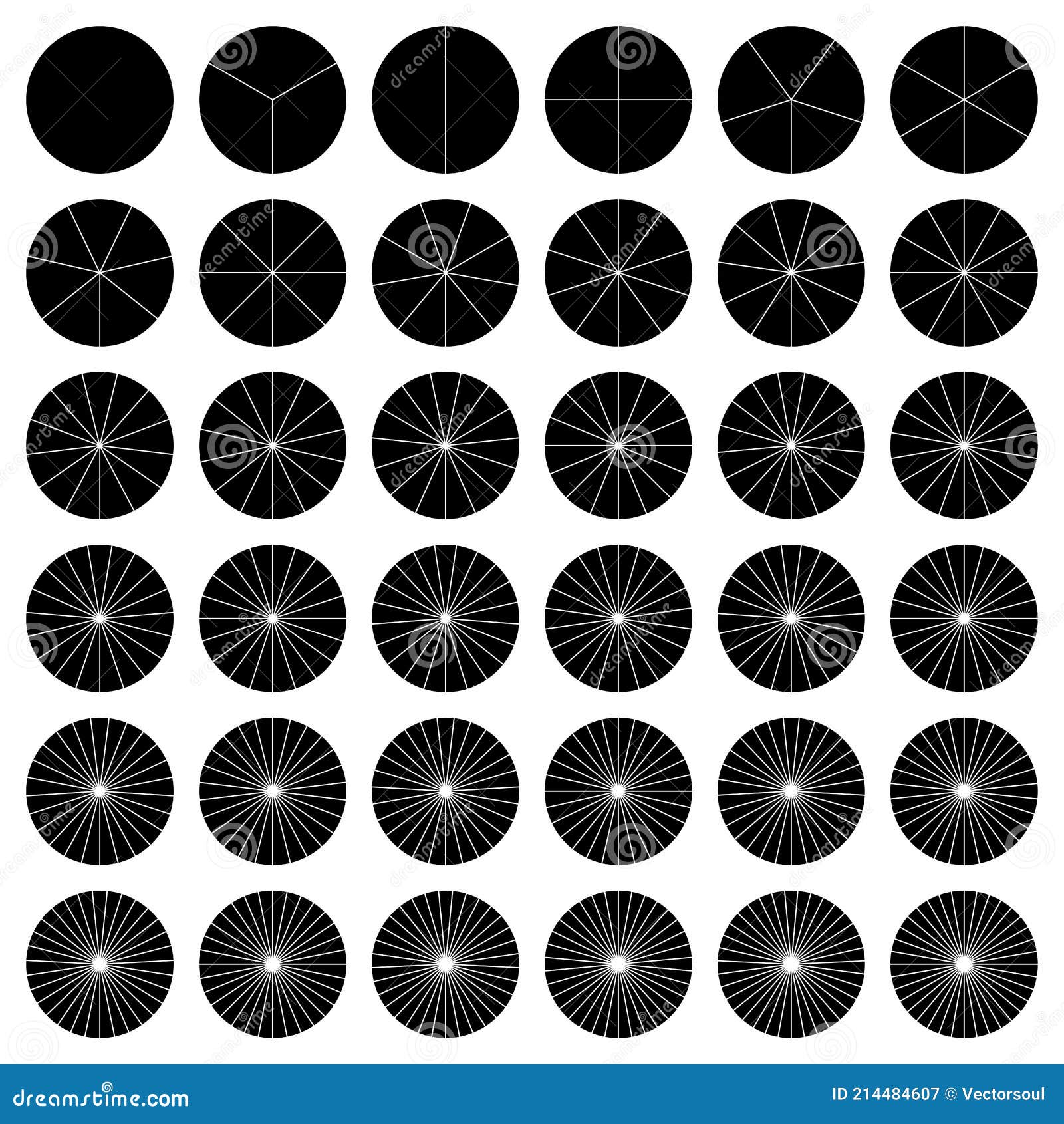 Segmented Circle Pie Graph, Pie Chart Infographics, Presentation ...