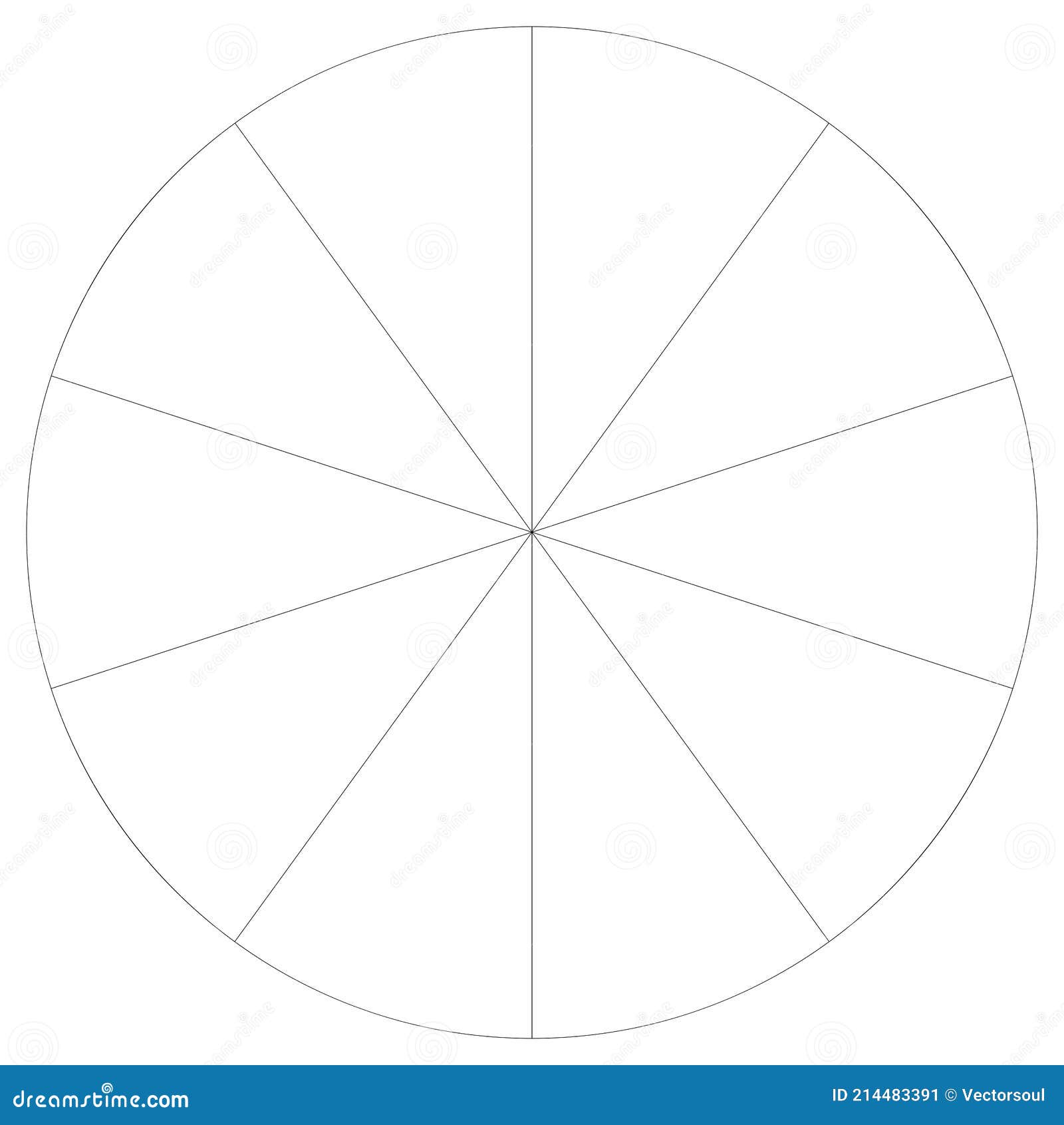 Segmented Circle Pie Graph, Pie Chart Infographics, Presentation ...
