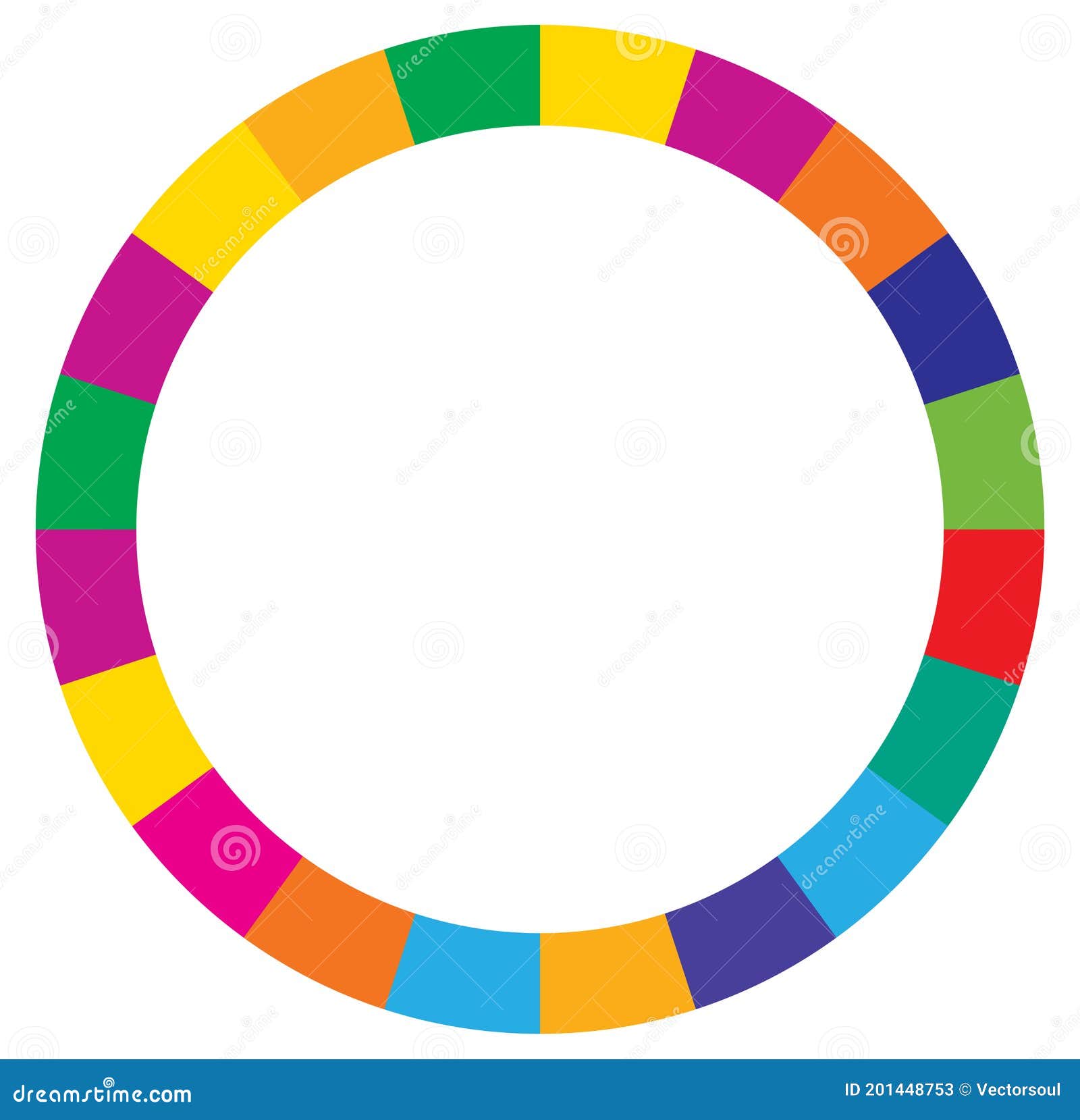 Segmented Circle(s) from 2 To 20 Parts. Circular Pie-chart, Pie-graph ...