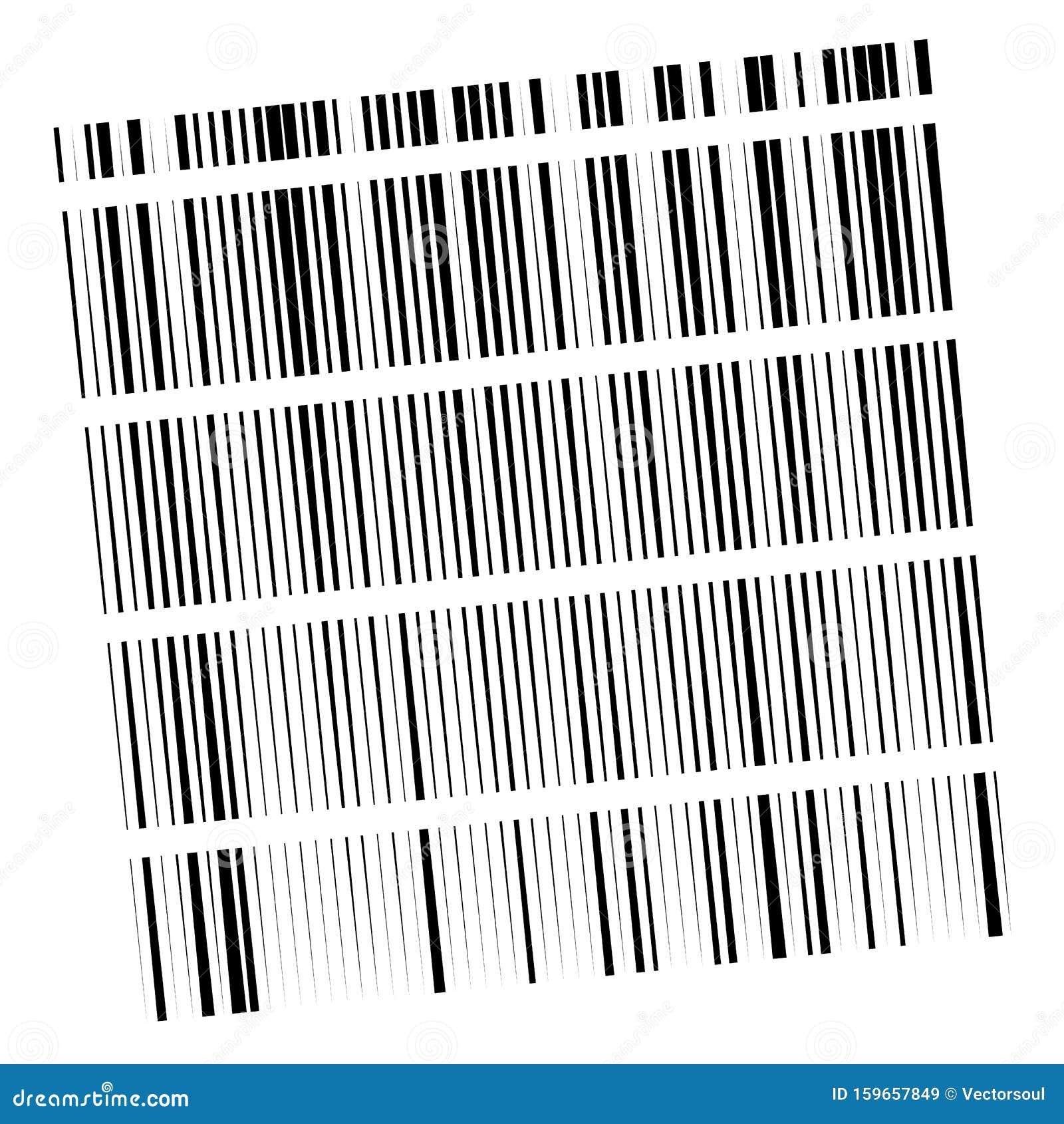 Segmented, Dashed Lines, Stripes Abstract Geometric Pattern. Irregular ...