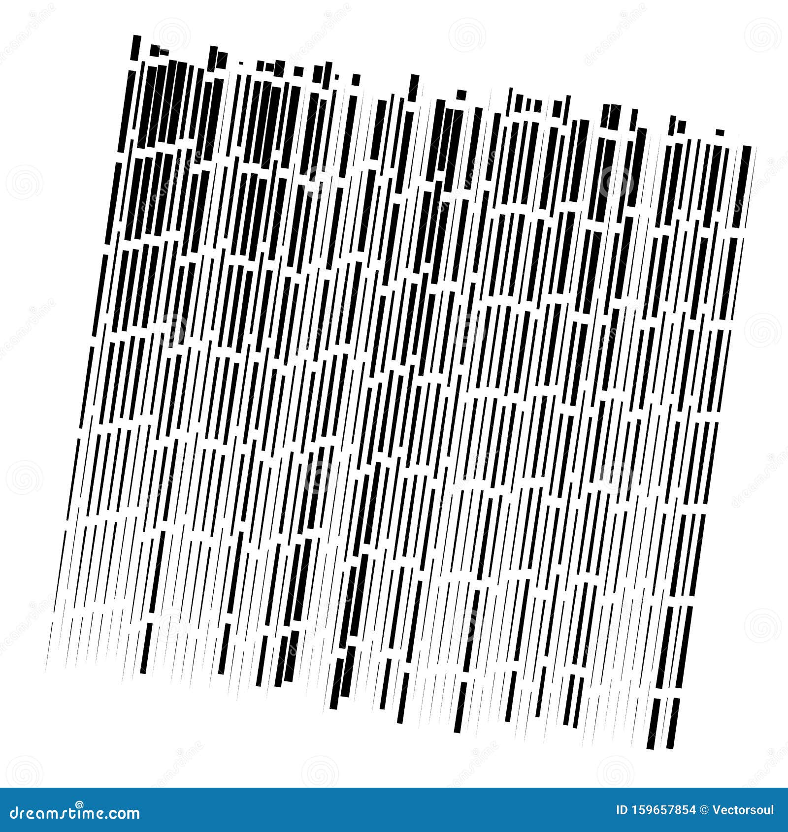 Segmented, Dashed Lines, Stripes Abstract Geometric Pattern. Irregular ...