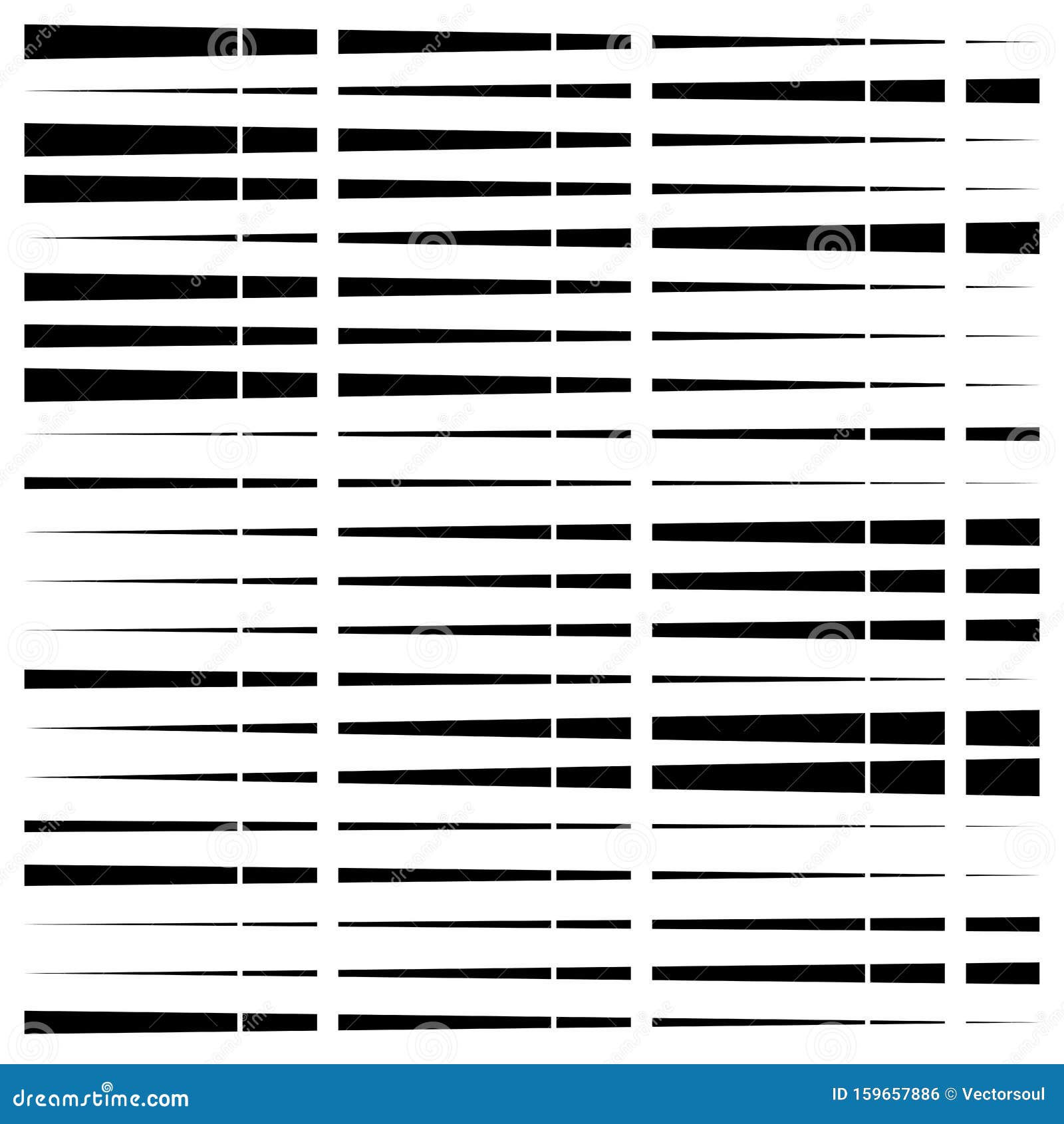 Segmented, Dashed Lines, Stripes Abstract Geometric Pattern. Irregular ...