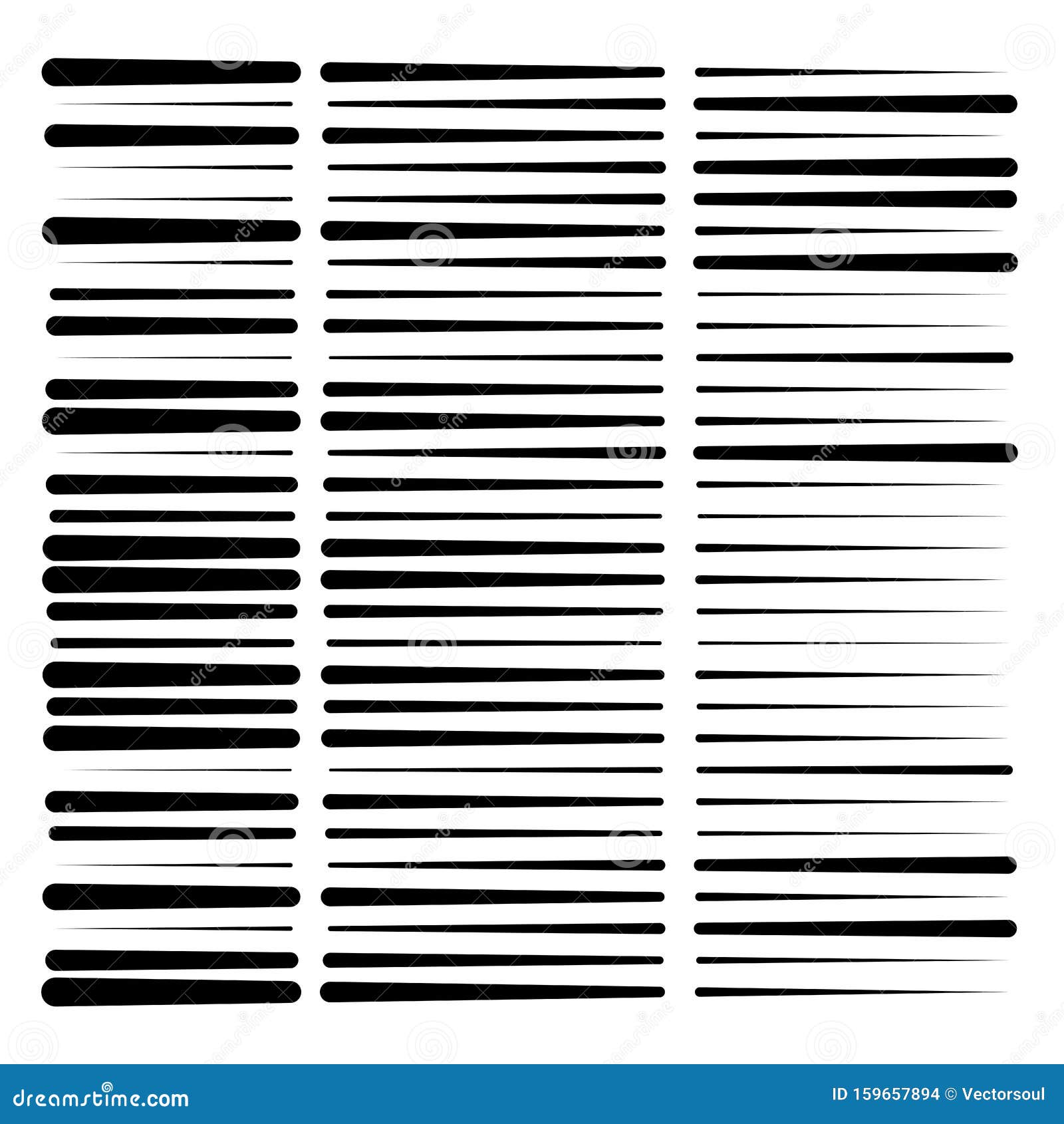 Segmented, Dashed Lines, Stripes Abstract Geometric Pattern. Irregular ...