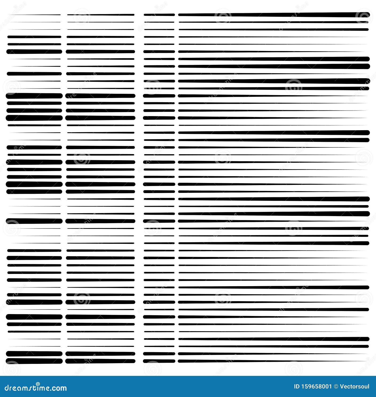 Segmented, Dashed Lines, Stripes Abstract Geometric Pattern. Irregular ...
