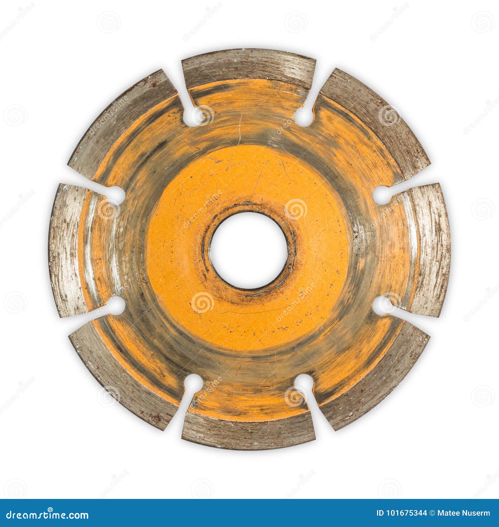 Segmented Diamond Cutting Wheel Stock Photo - Image of work, brick ...