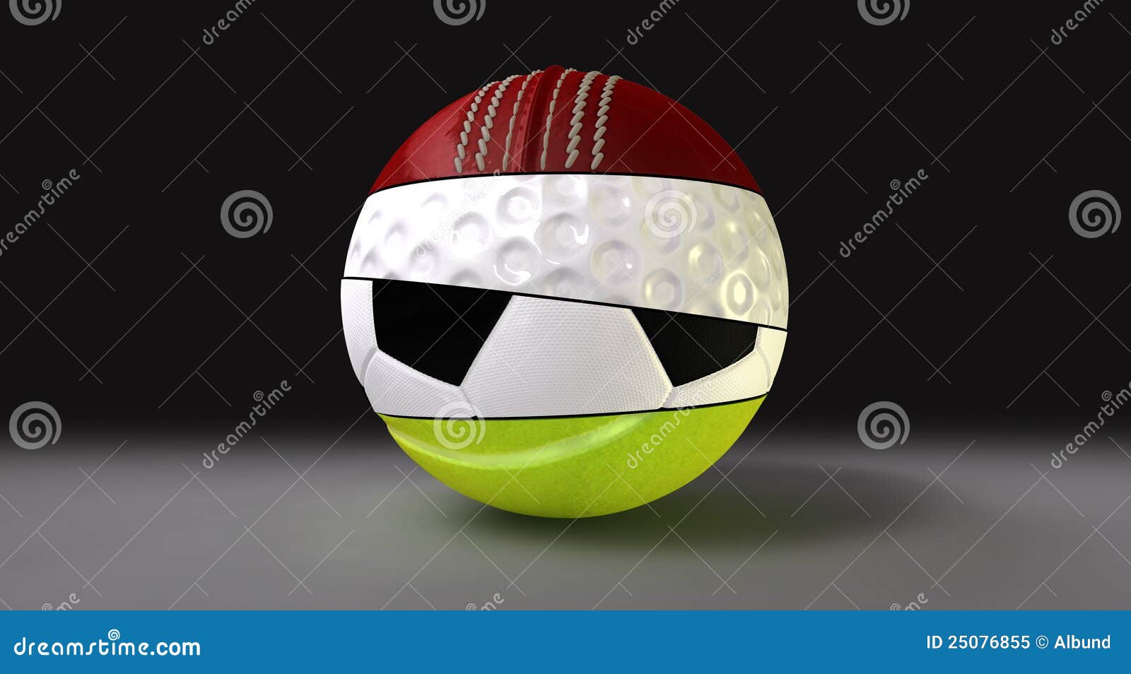 Segmented Round Sports Ball Stock Illustration - Illustration of tennis ...
