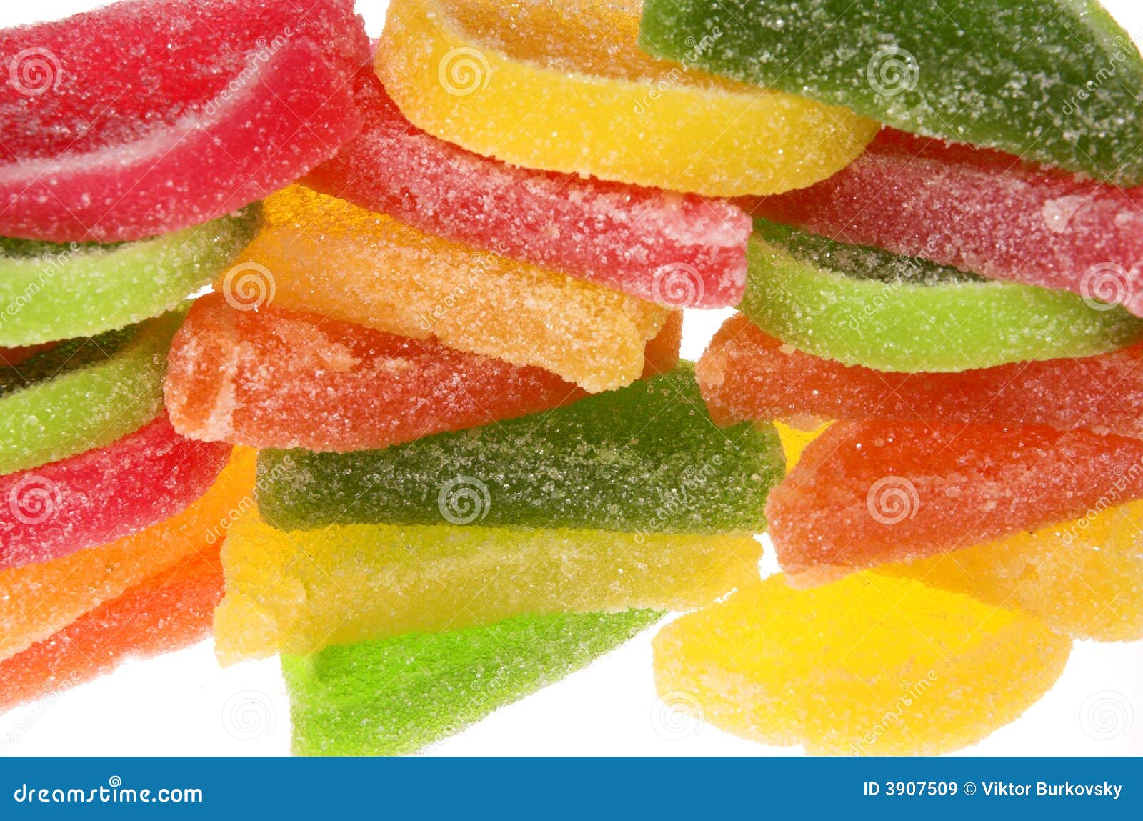 Segments of fruit candy stock image. Image of food, fruit - 3907509