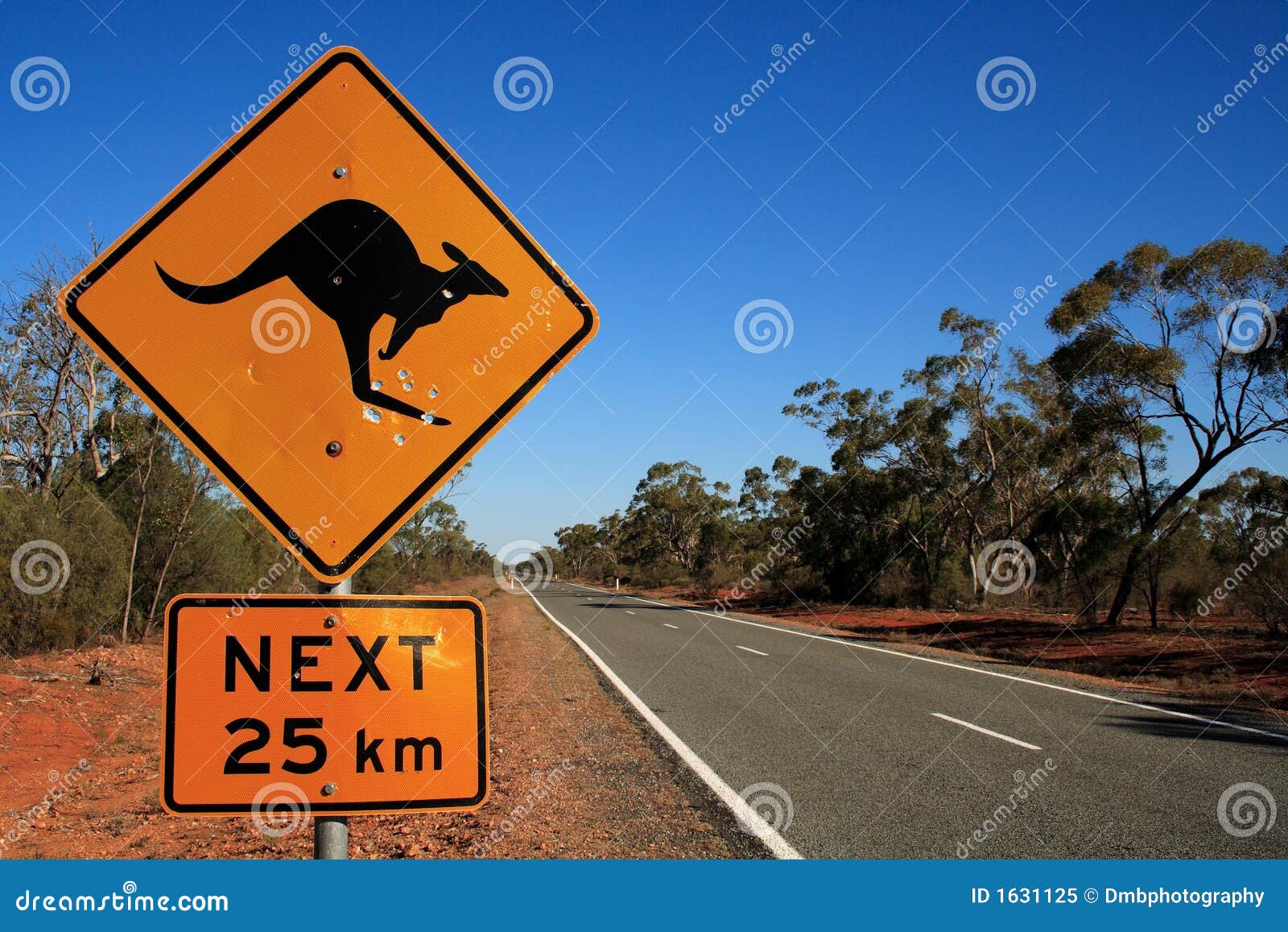 Segnale Stradale Del Canguro Immagine Stock - Immagine di retromarcia ...