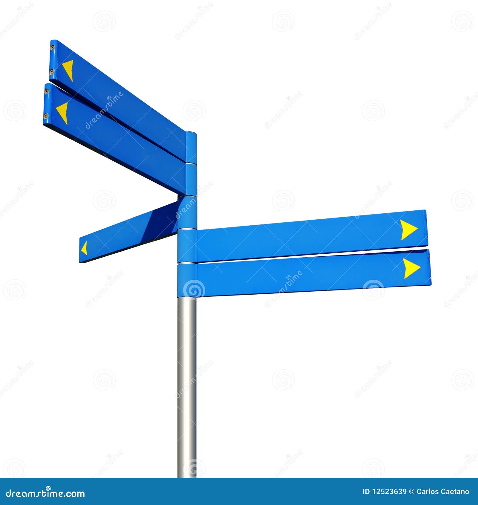 Segnali di direzione immagine stock. Immagine di perso - 12523639