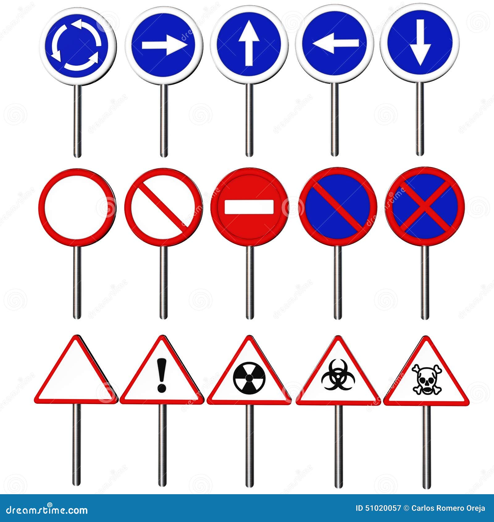 Segnali stradali illustrazione di stock. Illustrazione di disegno ...