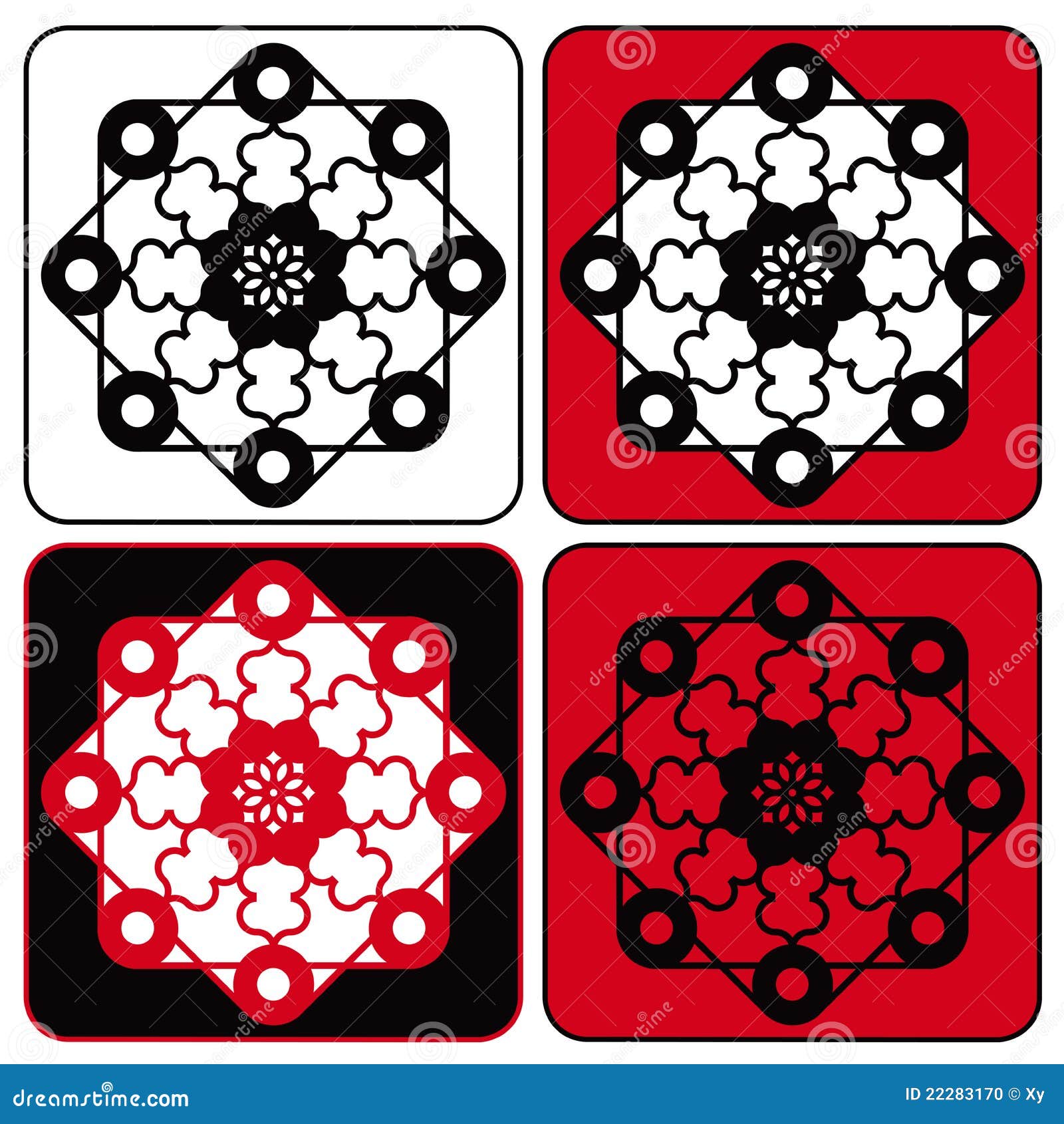 Segni o simboli geometrici illustrazione vettoriale. Illustrazione di ...